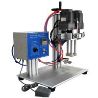 China Semi Automatic Plastic Mist Trigger Spray Bottles Capping Machine, Sprayer Pump Capping Machine for sale