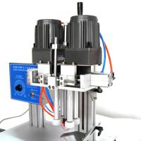 China Semi Automatic Plastic Mist Trigger Spray Bottles Capping Machine, Sprayer Pump Capping Machine for sale