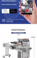 China Fully Automatic Continuous Cans Glass Induction Aluminum Foil Sealing Machine for Plastic Bottles for sale