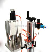 China High Quality Perfume Collar Cap Closing Machine Aluminium Cap Pressing Machine SM-180 for sale