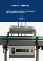 China Aluminium Foil Heat Induction Sealing Machine Cap Induction Sealer for Bottles Cans for Beverage Packaging Machines for sale