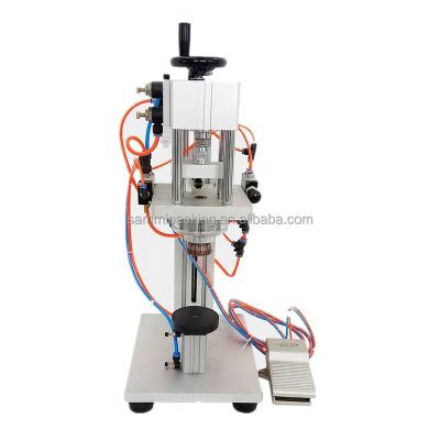 China Cheap Price Manual Pnuemaitc Perfume Corking Machine Stainless Steel  Perfume Capping Press Machine for sale