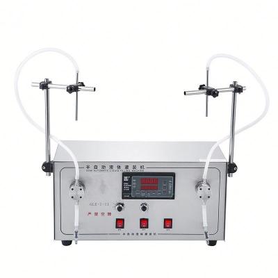 China GLF-I-II Gear Pump Olive Oil Bottling Machine Double Heads Liquid Filling Machine,Oil Filler (3-3000ml) for sale