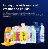 China Cosmetic Shea Butter Heating Mixing Custard High Viscosity Jar Paste Bottle Filling Machine for sale