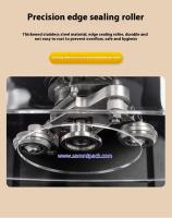 China Hot Sale Automatic Beverage Jar Bottle Beer Bubble Tea Lemon Tea Intelligent Can Seamer Plastic Soda Can Sealing Machine for sale