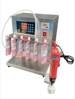 China Cheap Price Stand up Plastic Spout Pouch Bag Filling Machine Mini Doypack Filler With a Capper for sale