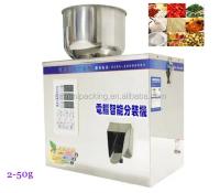 China 2-50G Flower Powder Coffee Bean Dispenser Tea Bag Seeds Grain Sachet Small Powder Particle Filling Machine for sale