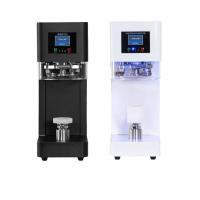 China Hot Sale 2025 Plastic Soda Can Sealing Machine Automatic Bubble Tea Can Capping Machine Pet Can Seamer for Beverage for sale