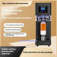 China Hot Sale 2025 Plastic Soda Can Sealing Machine Automatic Bubble Tea Can Capping Machine Pet Can Seamer for Beverage for sale