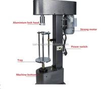 China Easy Operate Semi Automatic Ropp Capping Machine Whisky Liquor Screw Capper for Glass Bottle Wine Bottle Lid for sale