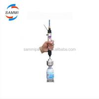China Portable Pneumatic Single Head Screw Pet Bottle LId Lock Capping Machine for Plastic Screw for sale