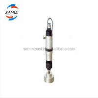 China Portable Pneumatic Single Head Screw Pet Bottle LId Lock Capping Machine for Plastic Screw for sale