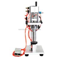 China Pneumatic Desktop Perfume Collar Ring Pressing Machine Perfume Bottle Capping Machine for sale