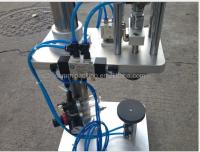 China Good Semi Automatic Packaging Spray Perfume Bottle Sealing Capping Crimping Machine for sale