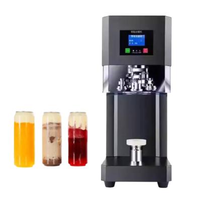 China Semi Automatic Can Sealing Machine for Soda, Bubble Tea & Juice - High Speed PET/Tin Can Seamer with Lid Sealer for Beverage for sale