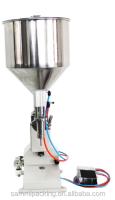 China A02 Manual Grade Small Pneumatic Paste Filling Machine 50ml Cream Shampoo Cosmetics Filler for Beverage and Bag Packaging for sale