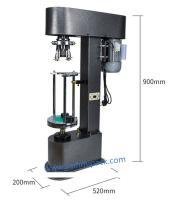 China Glass Bottle Metal Cap Sealing Machine, ROPP Capper for Wine & Spirits, Aluminum Crimping with Pilfer Proof Design for sale