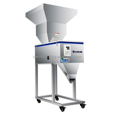 China 999G Semi-Automatic Granule Powder Filling Machine Carton Packaging 1 Year Warranty for Tea Grain Seed Salt Rice Etc. for sale