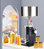 China 5-50ML Manual Honey Stick Cream Yogurt Jam Filling Machine Manual Filler for sale