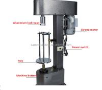 China Semi-Automatic DK50 Wine Ropp Capping Machine New Condition  Driven Motor Aluminum Lid Crimping Cover for Wine Bottles for sale
