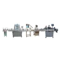 China Hot Selling Automatic Liquid Bottle Filling Capping and Labeling Machine for sale