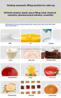 China High Speed Automatic Cosmetic Cream Filling Machine Tomato Sauce Filling Machine Peanut Butter Filler with Conveyor for sale