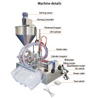 China Factory High Viscosity Paste Filling Machine With Hopper, Ointment Tomato Sauce Spout Bag Packing Machine for sale