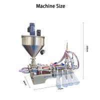 China Factory High Viscosity Paste Filling Machine With Hopper, Ointment Tomato Sauce Spout Bag Packing Machine for sale