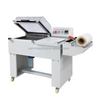 China Hipac Semi Automatic 2 in 1 Plastic Shrink Flim Wrapping Machine Thermal-Shrink Sealing Packaging Machine FM-5540 for sale