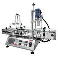 China Small Desktop 1ml-10ml Liquid Glass Vial Filling Crimping Capping Machine for Beverages Oils Magnetic Pump Small Volume for sale