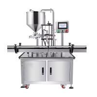 China Easy Operation Fully Automatic Servo Rotor Pump Paste Liquid Filling Machine for Honey Viscous Liquid Peanut Butter Ketchup for sale
