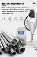 China Semi-Auto 5g to 5L Milk Powder Spice Auger Filler Jar Can Coffee Machine 200ml and 500ml Volume Options for Bottles for sale