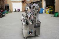 China New 4-Nozzle Inline Liquid Filling Machine Automatic Bottle Filler for Beverages Juice for Food Application Wood Packaging for sale
