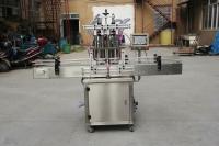 China New 4-Nozzle Inline Liquid Filling Machine Automatic Bottle Filler for Beverages Juice for Food Application Wood Packaging for sale