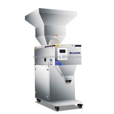 China 110V/220V Automatic Weighing Filling Powder Machine Tea Seed Grain Nut Filler  with Big Hopper for sale