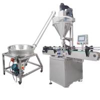 China Fully Automatic Single Head Auger Filling Machine for Cosmetics Spices Soybean Flour Amber Diatomite Milk Matcha Powder for sale