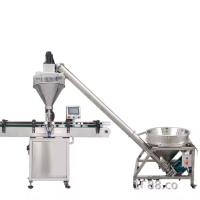 China Industries Full Automatic Auger Tea Powder Chemical Dry Powder Bottle Quantitative Filling Powder Packaging Machine for sale
