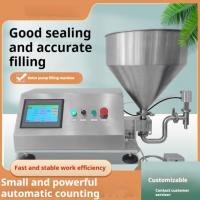 China Rotary Food Jam Oil Rotor Lobe Filling Pump Chocolate Filler Peanut Lotion Cosmetic Cream Paste Filling Machine for sale