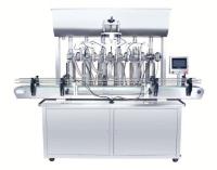 China Inline Filling Machine 4 Nozzles Liquid Filling Machine Automatic Overflow Liquid Bottle Filler for Beverage Juice for sale