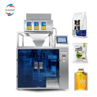 China High Efficiency CE Certified Fully Automatic Stand Pouch Bag Filling Sealing Packaging Machine Gluing New Design Pre-made Bag for sale
