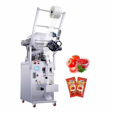 China Professional Factory Wholesale Price Pouch Tomato Paste Liquid Ketchup Paste Sachet Machine Foil Film Date Printer Mixer Food for sale