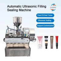 China Automatic Cosmetic Cream Tube Filling and Sealing Machine Ultrasonic Soft Tube Filling and Sealing Machine for sale