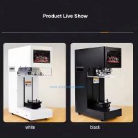 China Industria Canned Food Snacks Tea Paper Tin Can Lid Seamer Sealing Machine Manual for sale