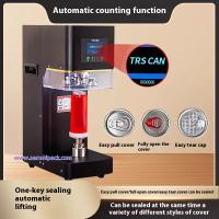 China Intelligent Semi-Automatic Soda Beer Can Seamer/Tin Beverages Can Sealing Machine With High Quality for sale