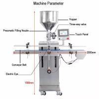 China High Quality Automatic Vertical Paste Filling Machine Cream Hot Sauce Ketchup Filling Machine with Conveyor and Touch Screen for sale