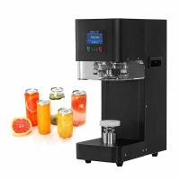 China Wholesale Electric Tea Cup Sealer Semi-automatic Aluminum PET Can Seamer Closing Capping Machine for Bottles for Milk Tea Shops for sale