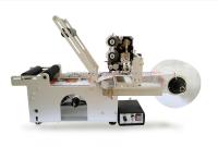 China Semi Automatic Round Bottle Labeler, Labeling Machine with Production Date,batch Number Code Printing for sale