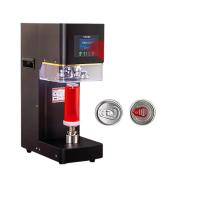 China Aluminium PET Cans Beverage Semi-Automatic Tin Can Juice Soft Drinks Making Canning Sealing Machine for sale
