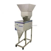 China High Quality 100-3000g Semi Automatic Granule/Powder/Rice/Coffee/Spice Weighing Filling Machine with Big Funnel for sale