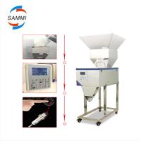 China High Quality 100-3000g Semi Automatic Granule/Powder/Rice/Coffee/Spice Weighing Filling Machine with Big Funnel for sale